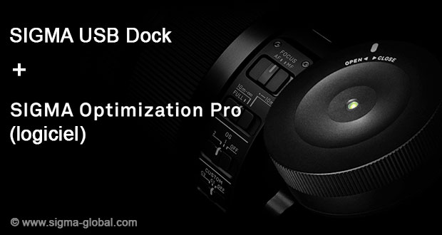 Le dock USB Sigma pour régler les objectifs